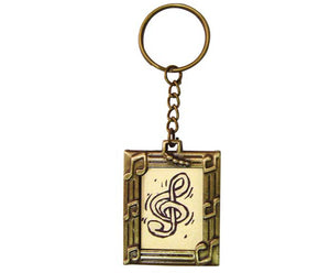 Note Key Ring w/ Picture Frame | Music Gift and Novelties Accessories