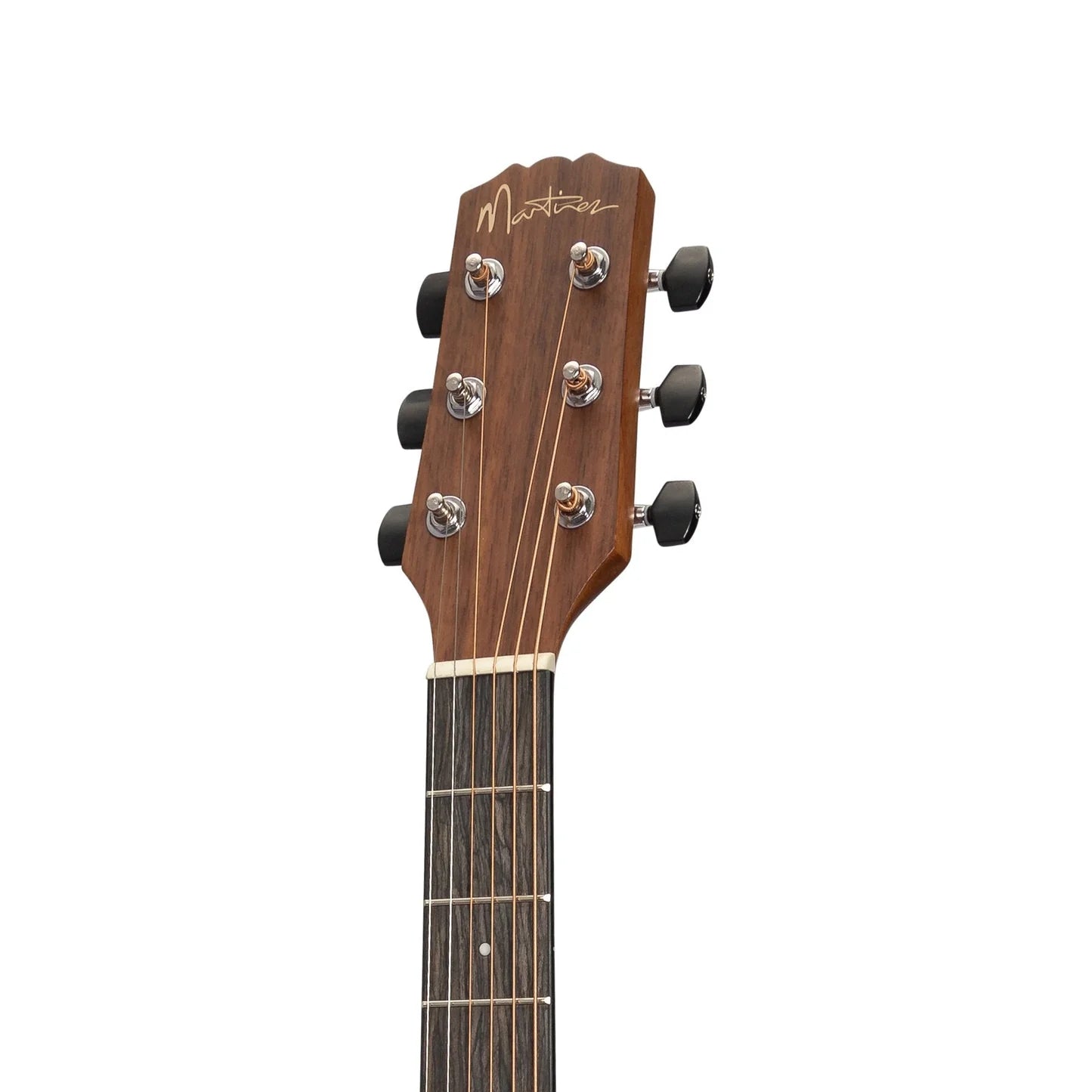 Martinez 'Natural Series' Left Handed Solid Top Small Body Acoustic Gu