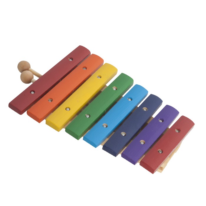 Mano 8 Note Coloured Xylophone with Beaters — Crescendo Music Perth ...