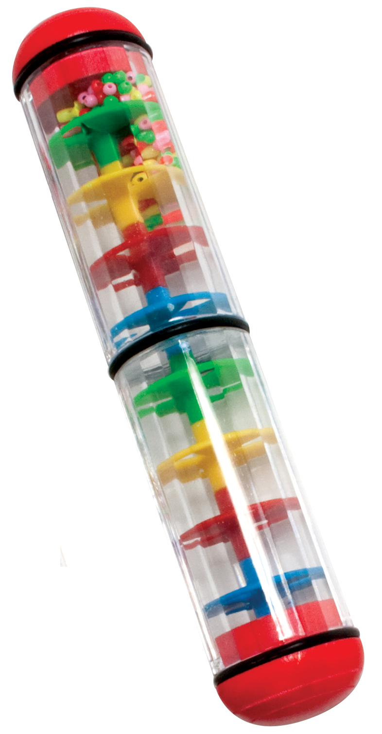Mano Percussion 9" Rainmaker Clear Plastic Sound Effect — Crescendo ...